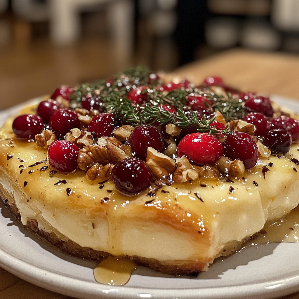 Indulgent Baked Brie with Cranberries & Walnuts Ready in 30 Min - Fsishare Recipes
